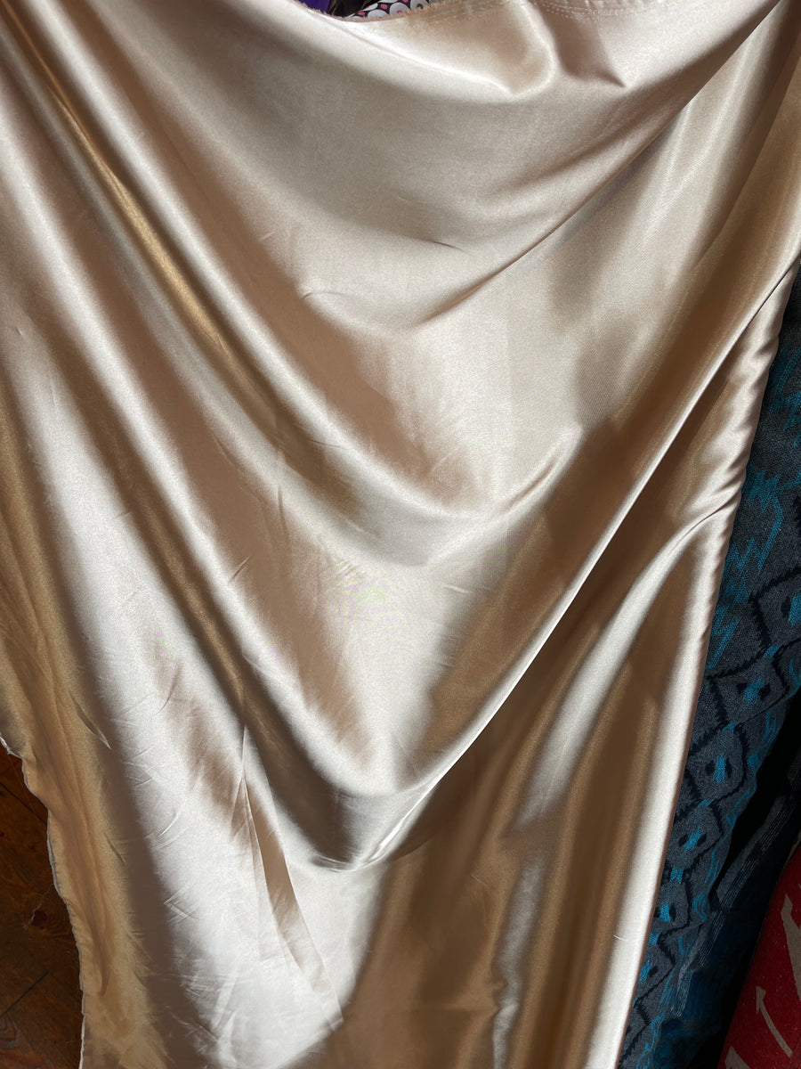Light Weight Poly Satin Gold - 1/2 meter – Atex Designer Fabrics