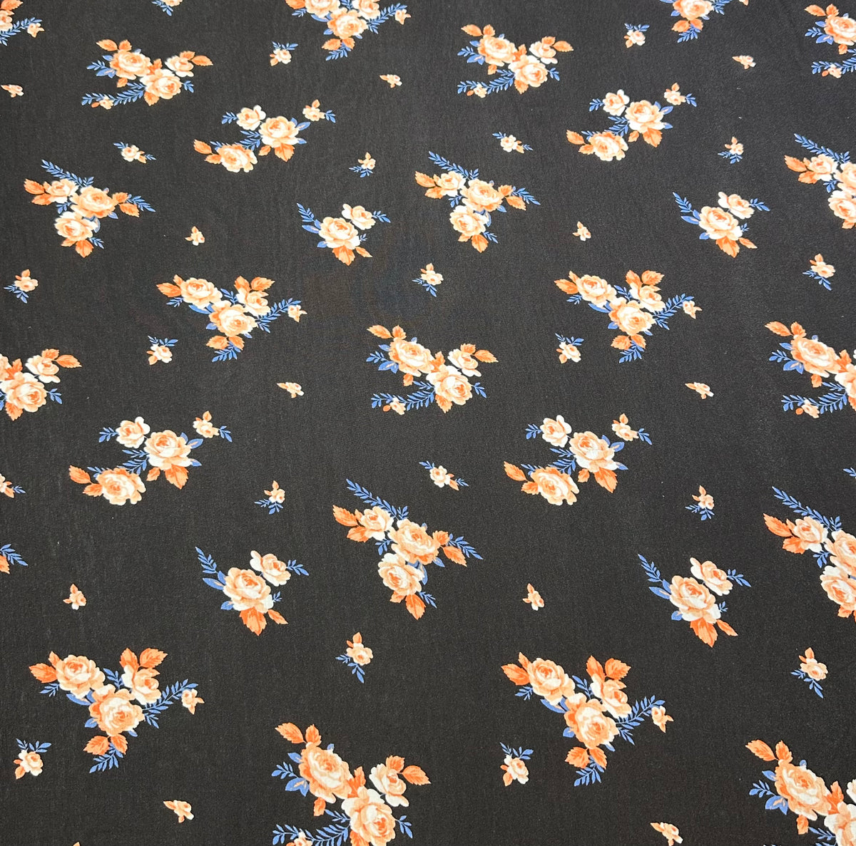 Printed Knit - Dusty Rose Floral - 1/2 metre – Atex Designer Fabrics